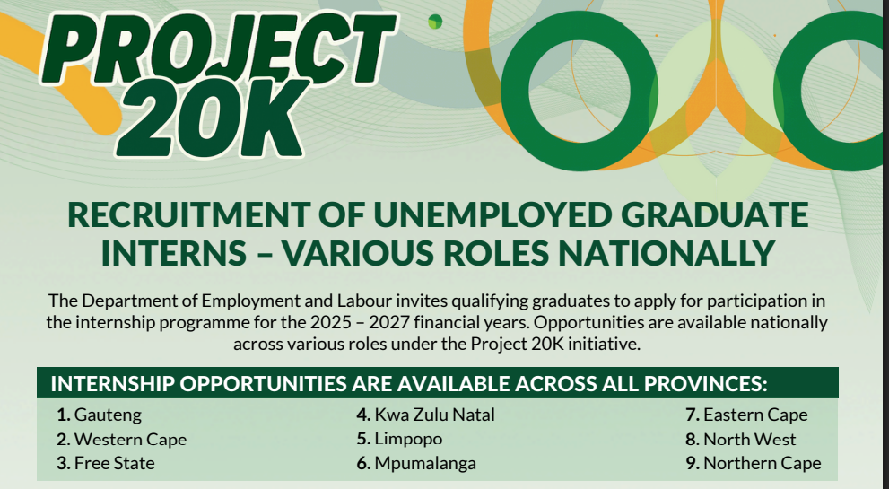 Project 20k : Launch Your Career: 20 000 Paid Graduate Internships ...